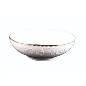 ANNA WEATHERLEY Simply Anna Gold Cereal Bowl - White/gold