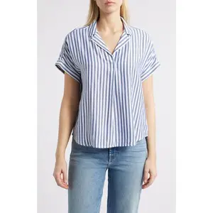 BEACHLUNCHLOUNGE Denise Striped Shirt - Starry Night