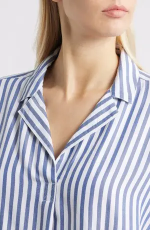 BEACHLUNCHLOUNGE Denise Striped Shirt - Starry Night