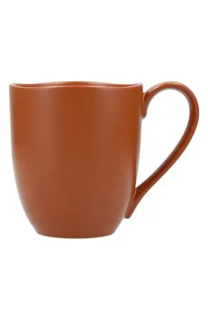FORTESSA Heirloom Set Of 4 Tapered Ceramic Mugs - Terracotta