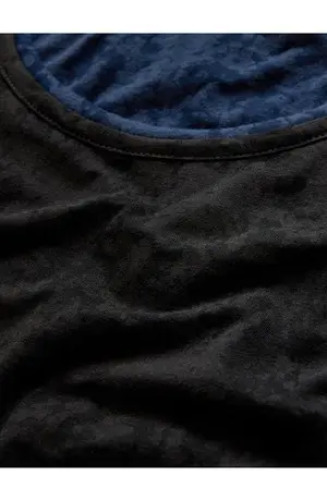 John Varvatos Reyes Reversible Burnout T-shirt - Black