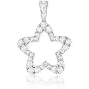 DONATELLO GIAN Name Sterling Star Pendant - Silver