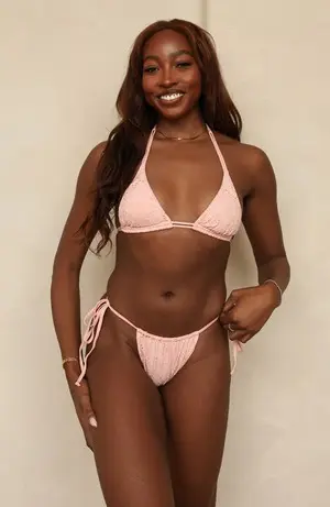 DIPPIN DAISY'S Lana Triangle Bikini Top Blossom