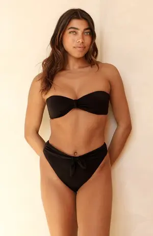 DIPPIN DAISY'S Audrey Cheeky Bikini Bottom - Black