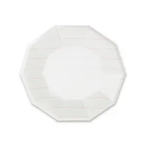DAYDREAM SOCIETY Frenchie Striped Small Plates - Blush
