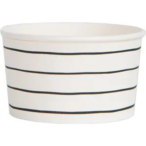 DAYDREAM SOCIETY Frenchie Striped Petite Napkins - Ink