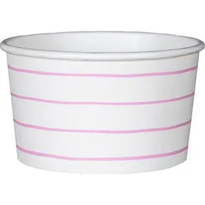 DAYDREAM SOCIETY Frenchie Striped Treat Cups - Cerise
