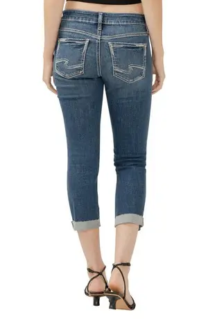 SILVER JEANS CO. Britt Low-rise Capri Jeans