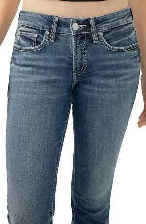 SILVER JEANS CO. Britt Low-rise Capri Jeans