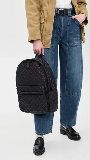 Mz Wallace Metro Backpack Deluxe - Black