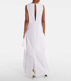 Khaite Kenith Cotton Maxi Dress
