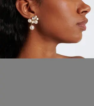 JENNIFER BEHR Bristol Crystal Stud Earrings - Gold