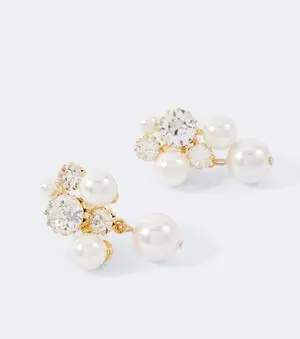 JENNIFER BEHR Bristol Crystal Stud Earrings - Gold