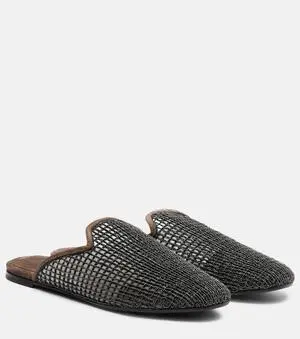 Brunello Cucinelli Brunello Cucinelli Monili Mules Brown