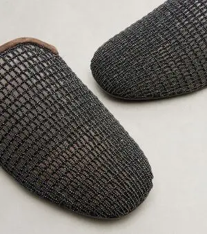 Brunello Cucinelli Monili Mules