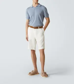 Fedeli Cotton Piqu� Polo Shirt