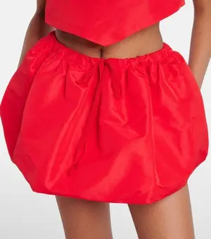 PATOU Volume Mini Skirt - Red