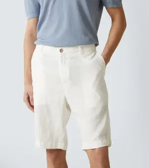 Fedeli Linen Bermuda Shorts