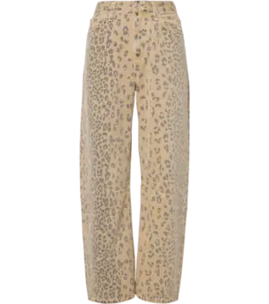 Citizens Of Humanity Citizens Of Humanity Miro Printed Barrel-Leg Jeans Beige