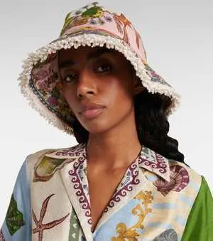ALEMAIS Alémais Hazel Linen Bucket Hat