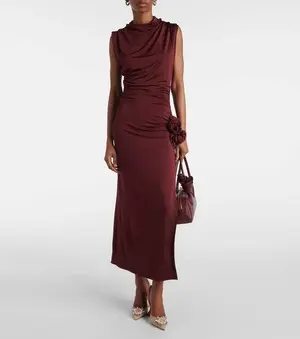 Amina Muaddi Begum 95 Mesh Slingback Pumps