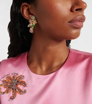 JENNIFER BEHR Bouquet -plated Drop Earrings - Gold