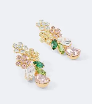 JENNIFER BEHR Bouquet -plated Drop Earrings - Multicoloured