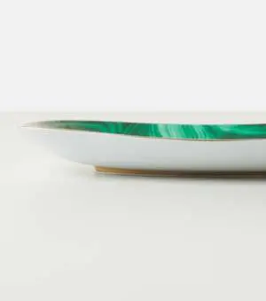 L'Objet Malachite Small Decorative Tray