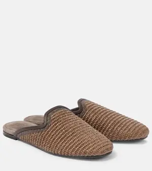 Brunello Cucinelli Monili Mules