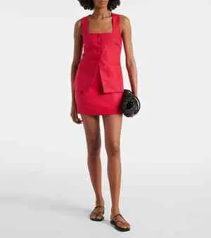 Faithfull The Brand Jane Linen Mini Skirt