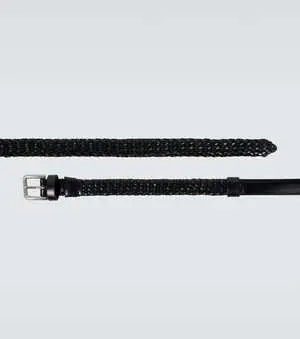 Dolce & Gabbana Braided Leather Belt