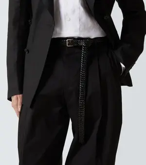 Dolce & Gabbana Braided Leather Belt