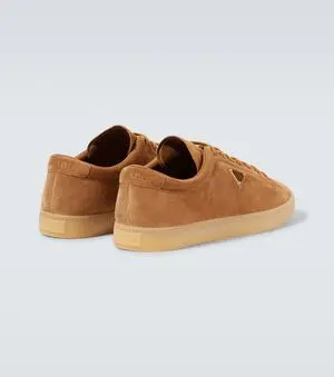 Prada Logo Suede Sneakers