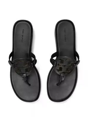 Tory Burch Miller Wedge Sandals - Black