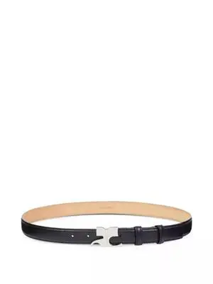 COURREGES Logo-buckle Belt - Black
