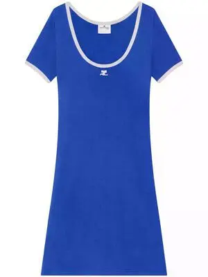 COURREGES Courrèges Holistic Mini Dress Blue