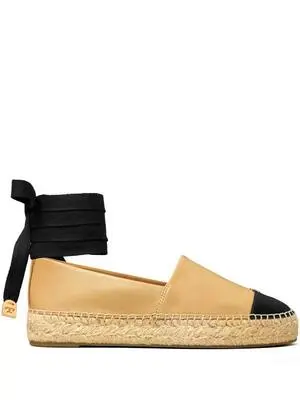 Tory Burch Colorblock Espadrilles - Brown