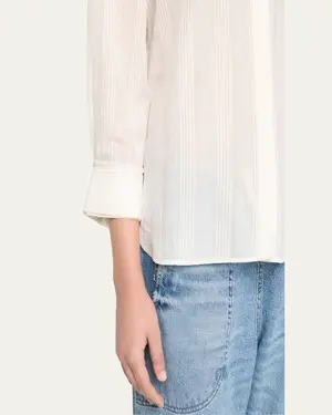 TWP Button-front Shirt - Ivory
