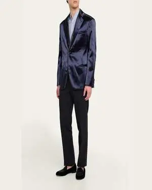 Giorgio Armani Flat-front Trousers