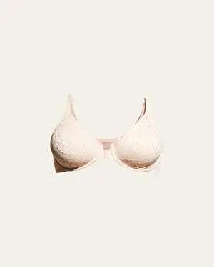 Chantelle Norah Floral Lace Bra - Rose