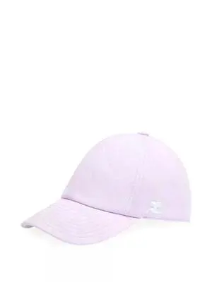 COURREGES Cotton Baseball Cap - Pink