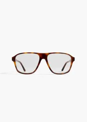 Khaite X Oliver Peoples 1978rx Eyeglasses - Dark Mahogany