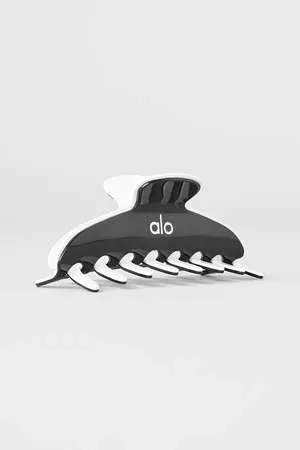 Alo Yoga Outline Claw Clip - Black/white