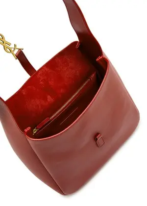 Saint Laurent Le 5 À 7 Small Leather Hobo Bag