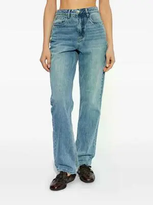 GESTUZ High-rise Straight-leg Jeans