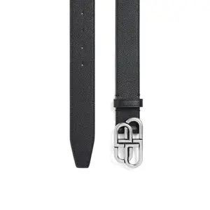Balenciaga Bb Large Belt - Black