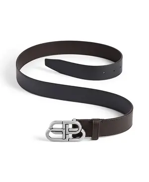 Balenciaga Bb Large Belt - Espresso