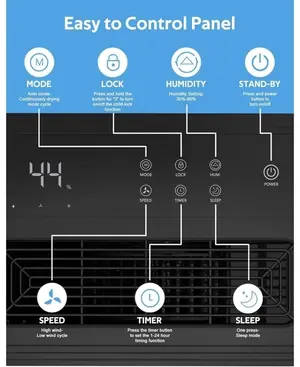 KISMILE 45-pint Dehumidifier For Home