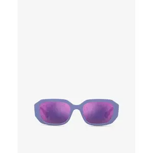 Gucci Gg1535s Rectangular Sunglasses - Purple