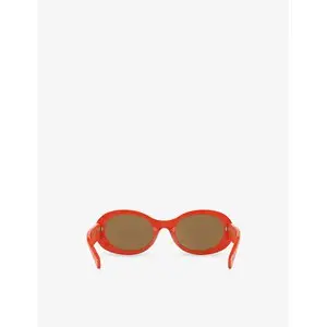 Gucci Gg1587s Oval-frame Sunglasses
